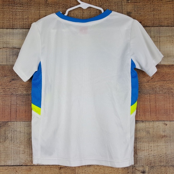 Puma | Shirts & Tops | Puma Tshirt Boys Size 5 White Blue Ii24 | Poshmark